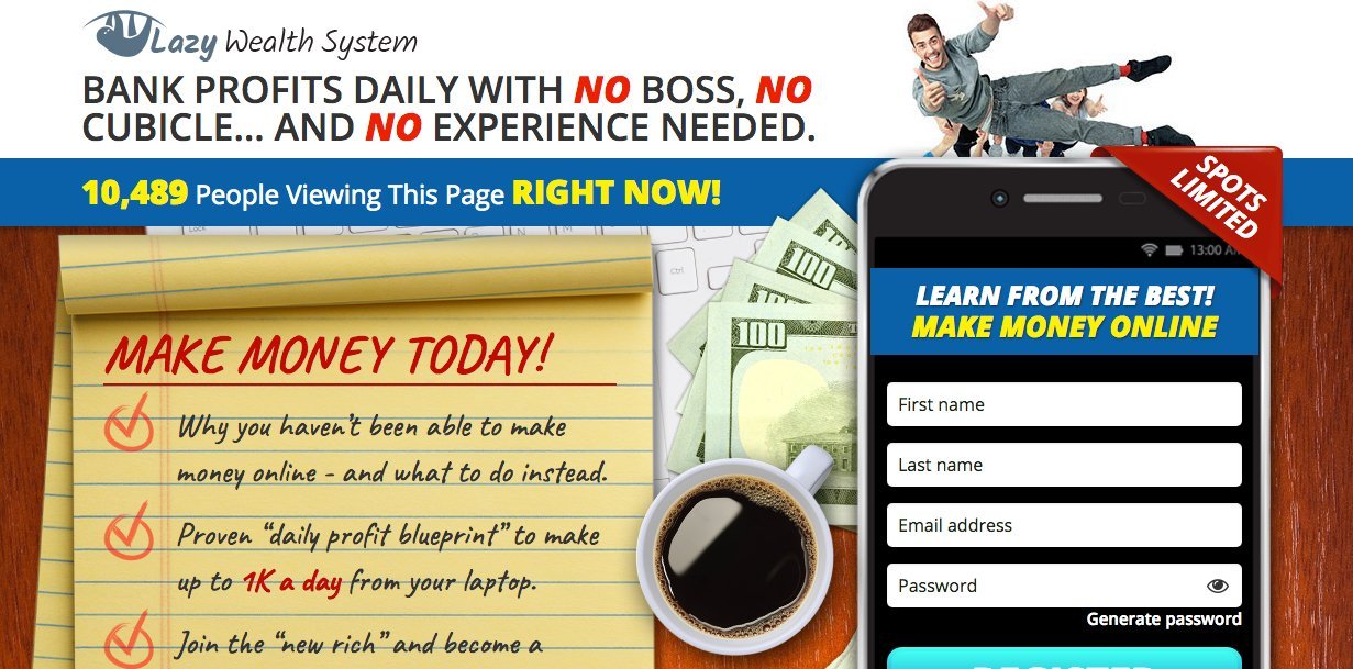 The Lazy Wealth System Review: Scam or Real Deal? - Work at Home Jobs
